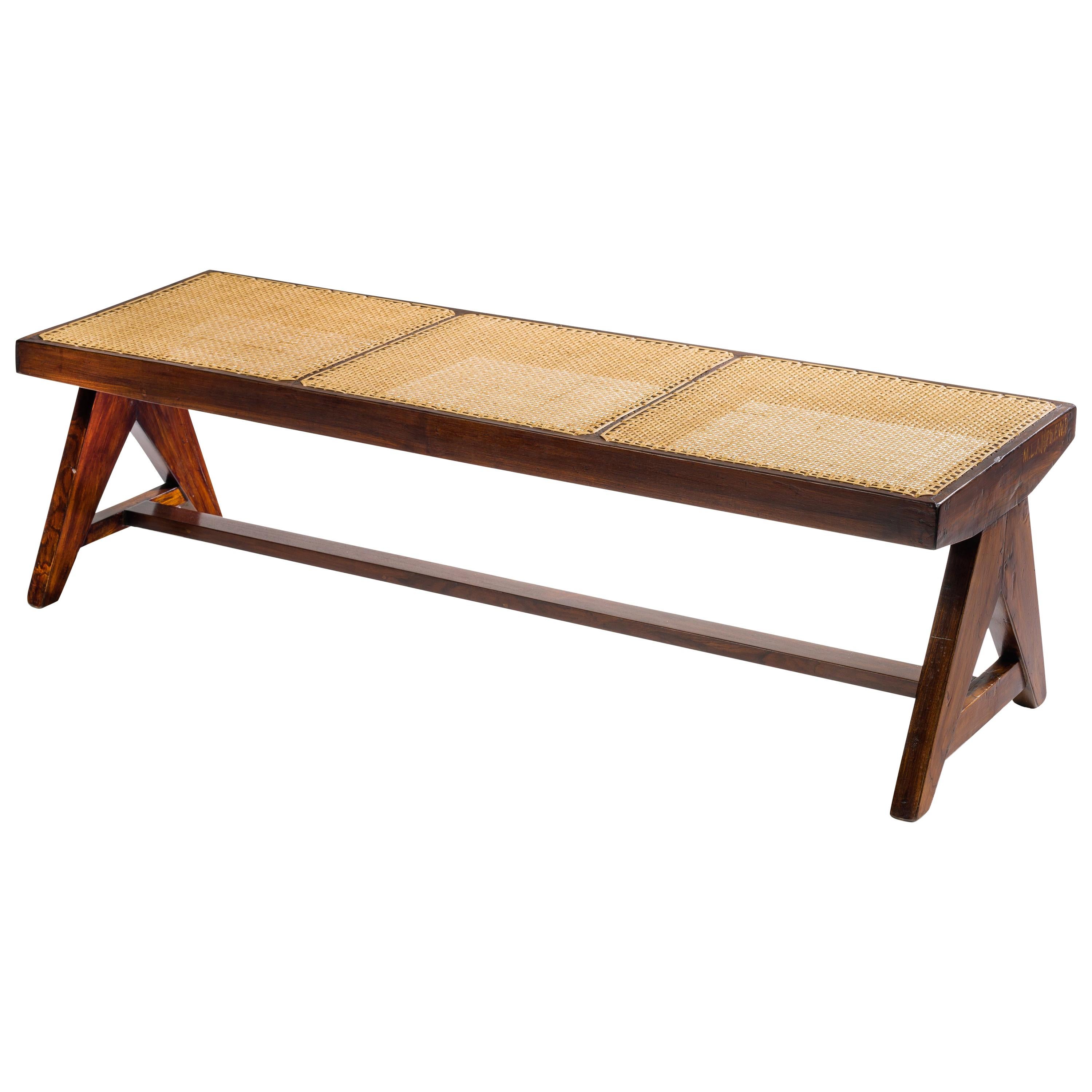 Pierre Jeanneret, Bench, 1956 at 1stDibs