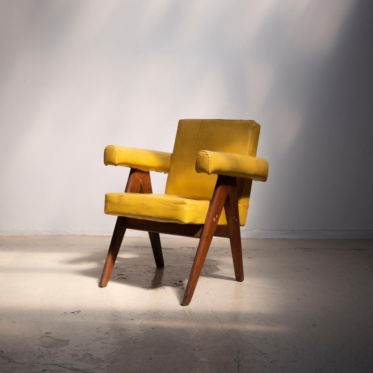 Pierre Jeanneret Committee Chair, 1950s, Chandigarh For Sale at 1stDibs