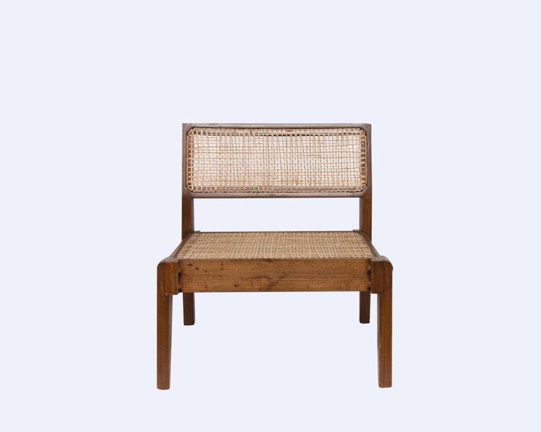 Pierre Jeanneret Low Fireside Chair at 1stDibs
