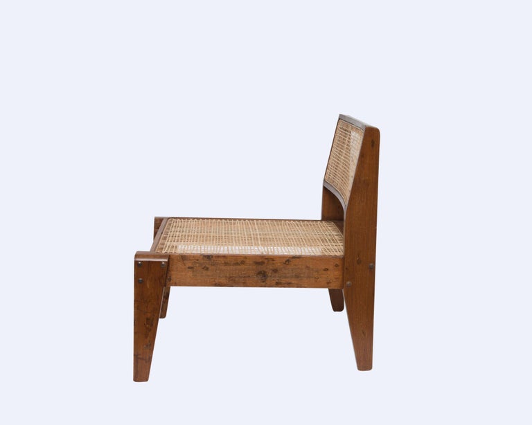 Pierre Jeanneret Low Fireside Chair at 1stDibs