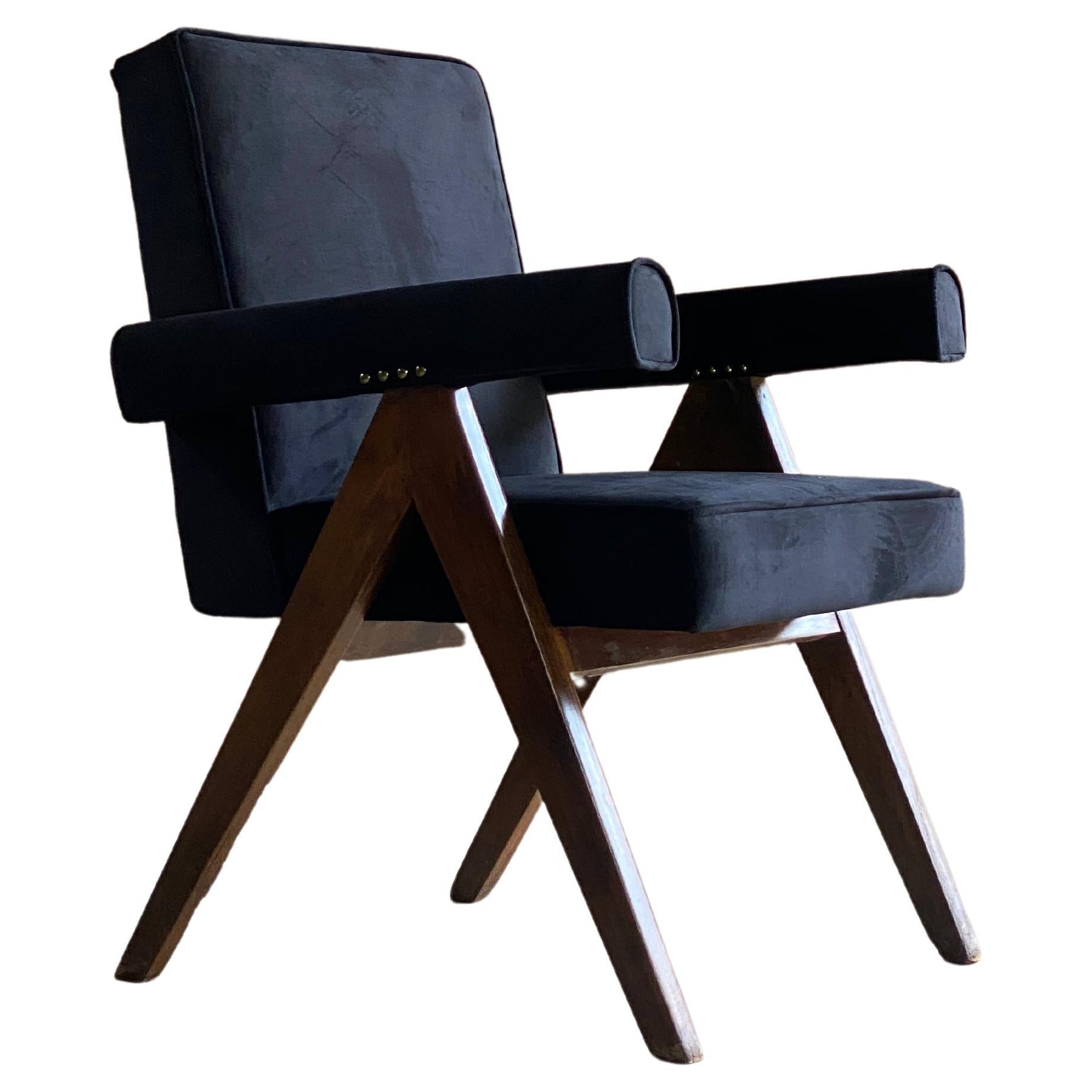 Pierre Jeanneret Pair of "Committee" Chairs, 1953-1954 at 1stDibs