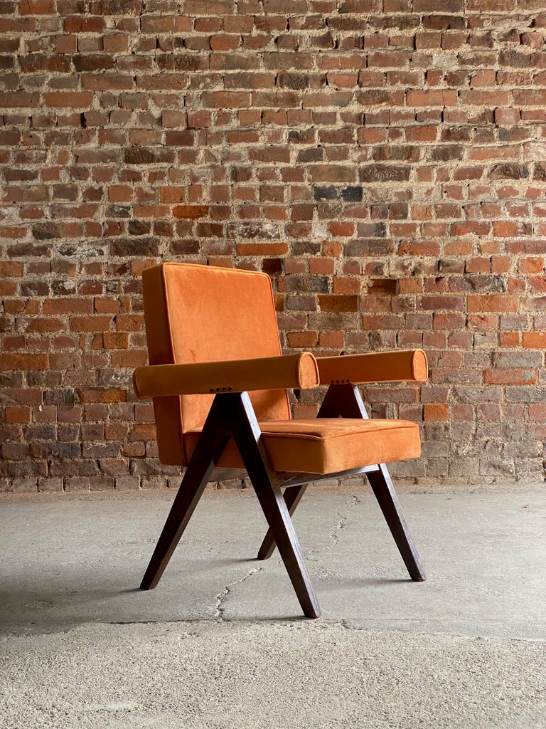 Pierre Jeanneret Committee Chair Orange Certificate by Jacques Dworczak ...