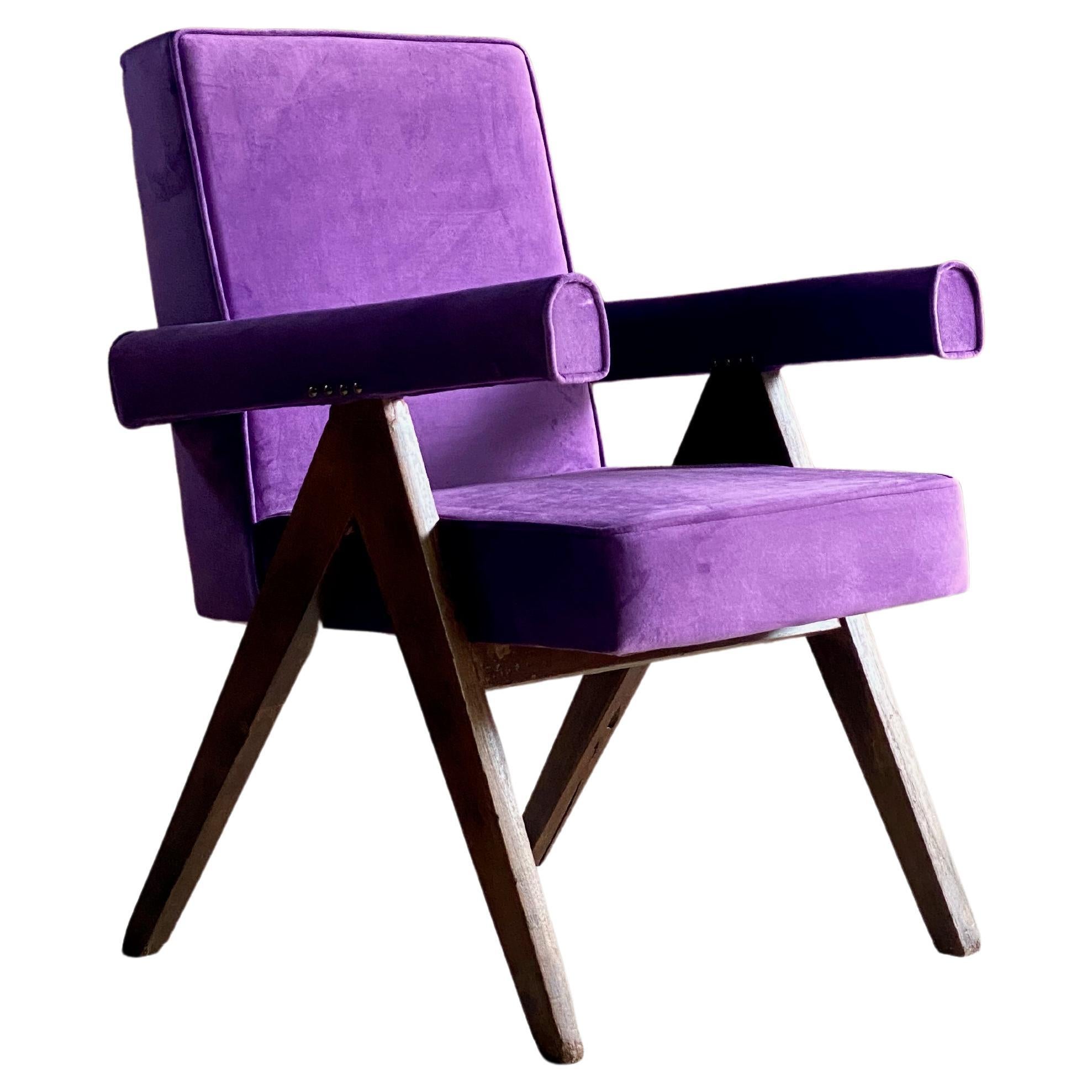 Pierre Jeanneret Pair of "Committee" Chairs, 1953-1954 at 1stDibs