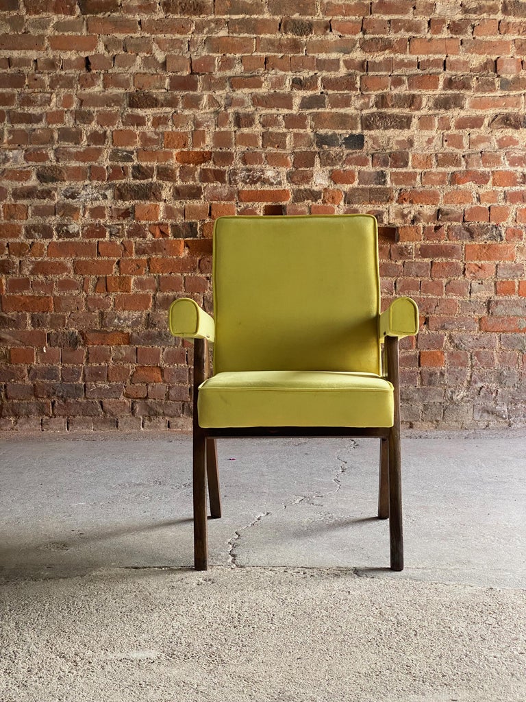 Pierre Jeanneret Committee Chair Yellow Certificate by Jacques Dworczak ...