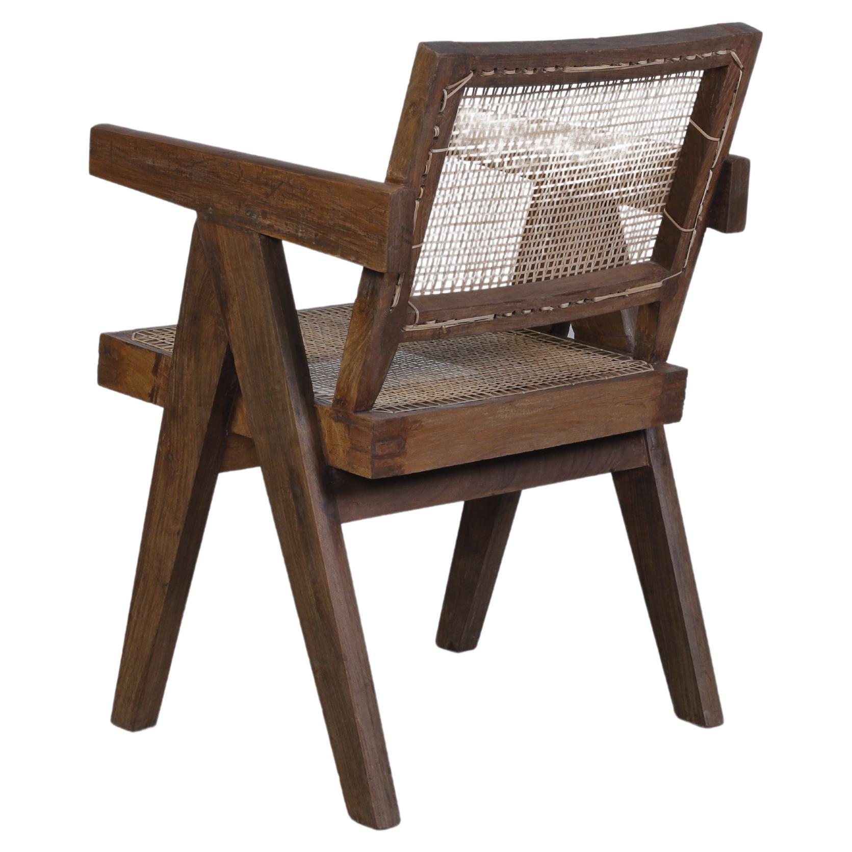 Pierre Jeanneret PJ-SI-28-B Armchair / Authentic Mid-Century Modern For ...