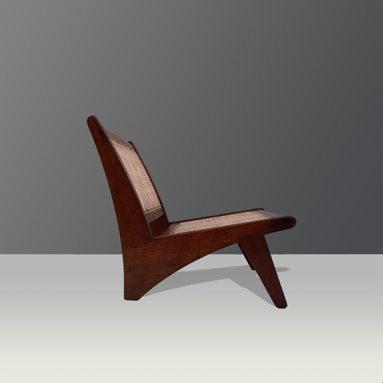 Pierre Jeanneret PJ-SI-60-a Pair of Lounge Chairs / Authentic Mid ...