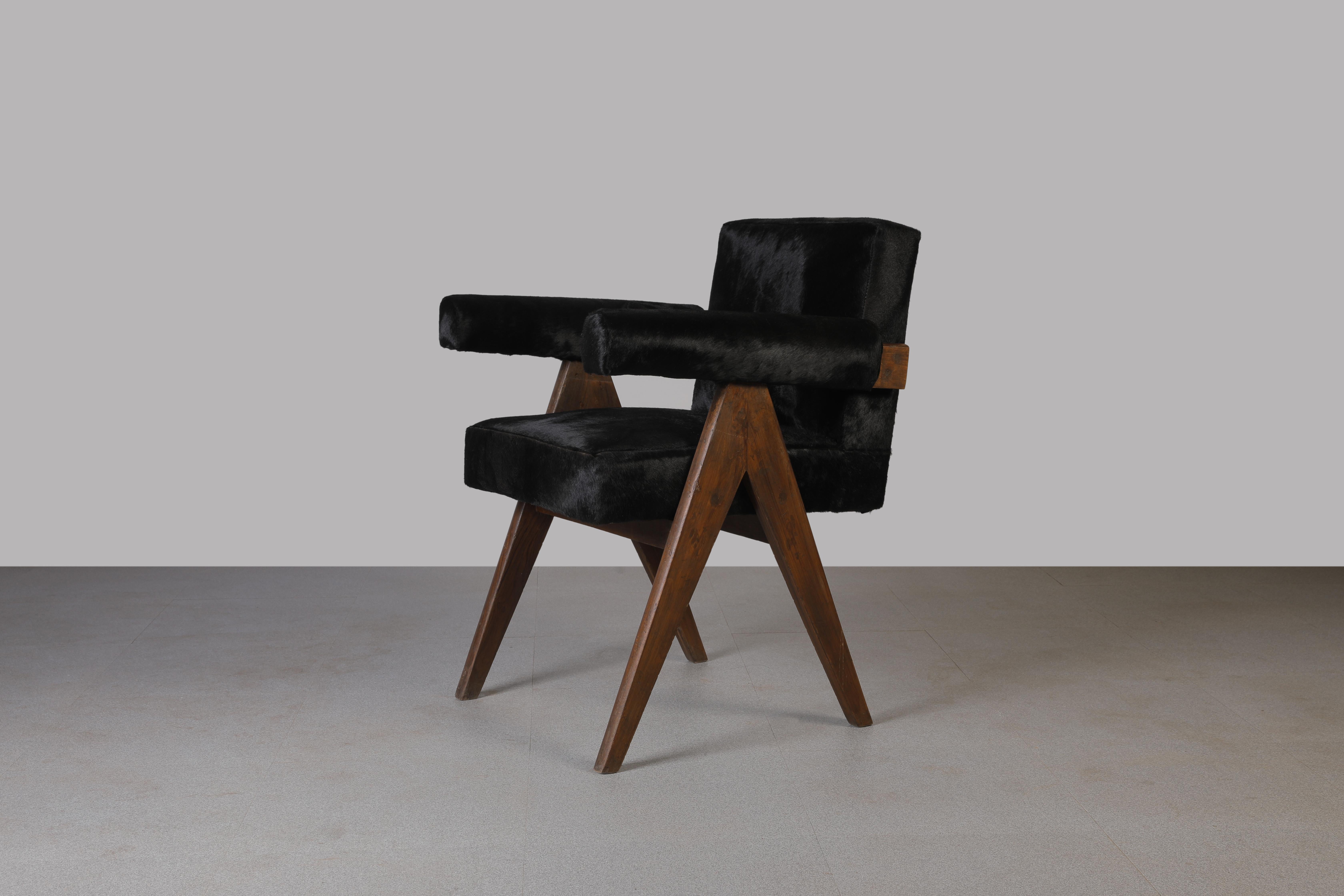 Pierre Jeanneret Set of 12 Committee Chairs PJ-SI-30-C / Authentic Mid ...