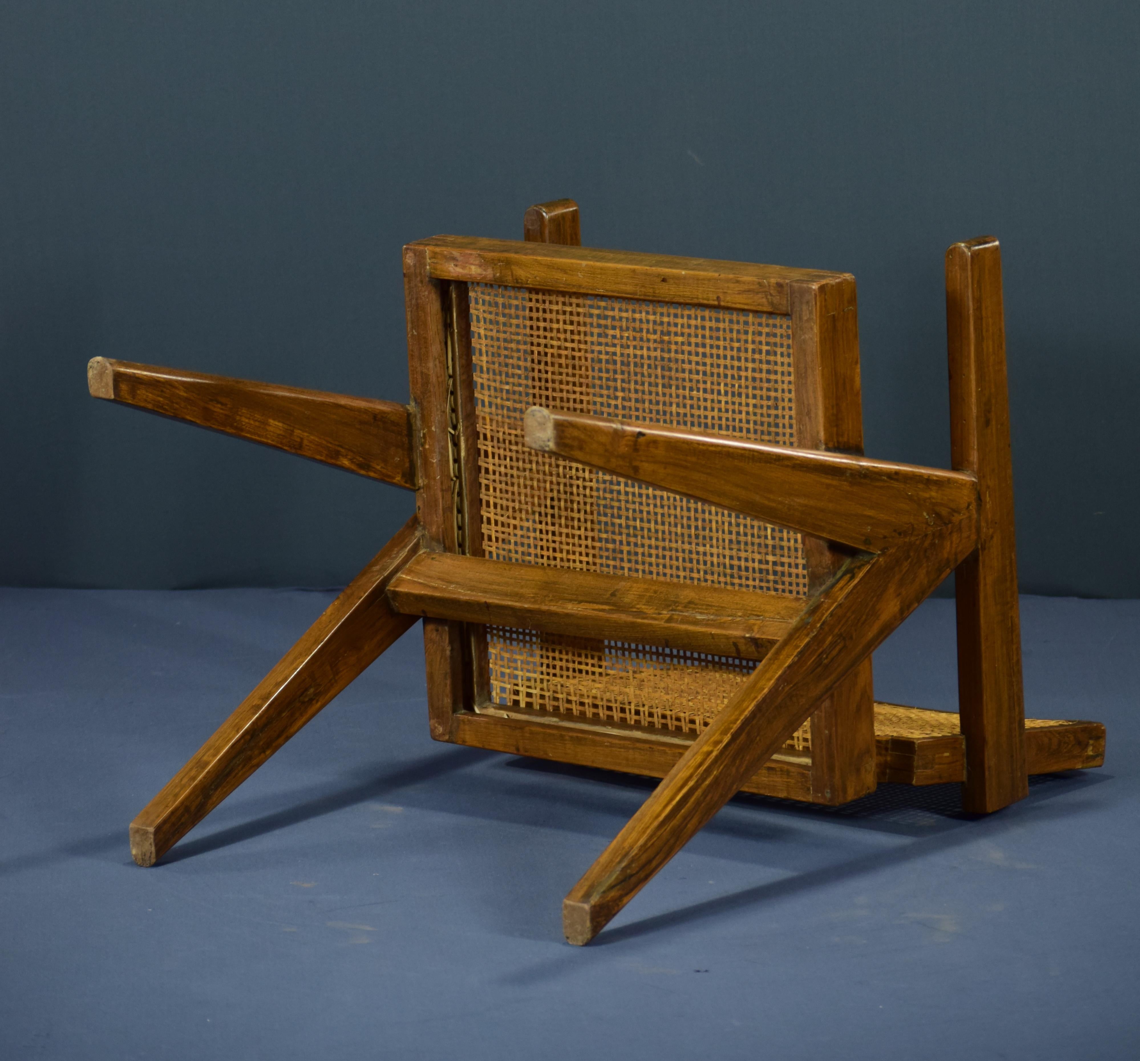 Pierre Jeanneret Set of 4 Chairs PJ-SI-28-A / Authentic Mid-Century ...