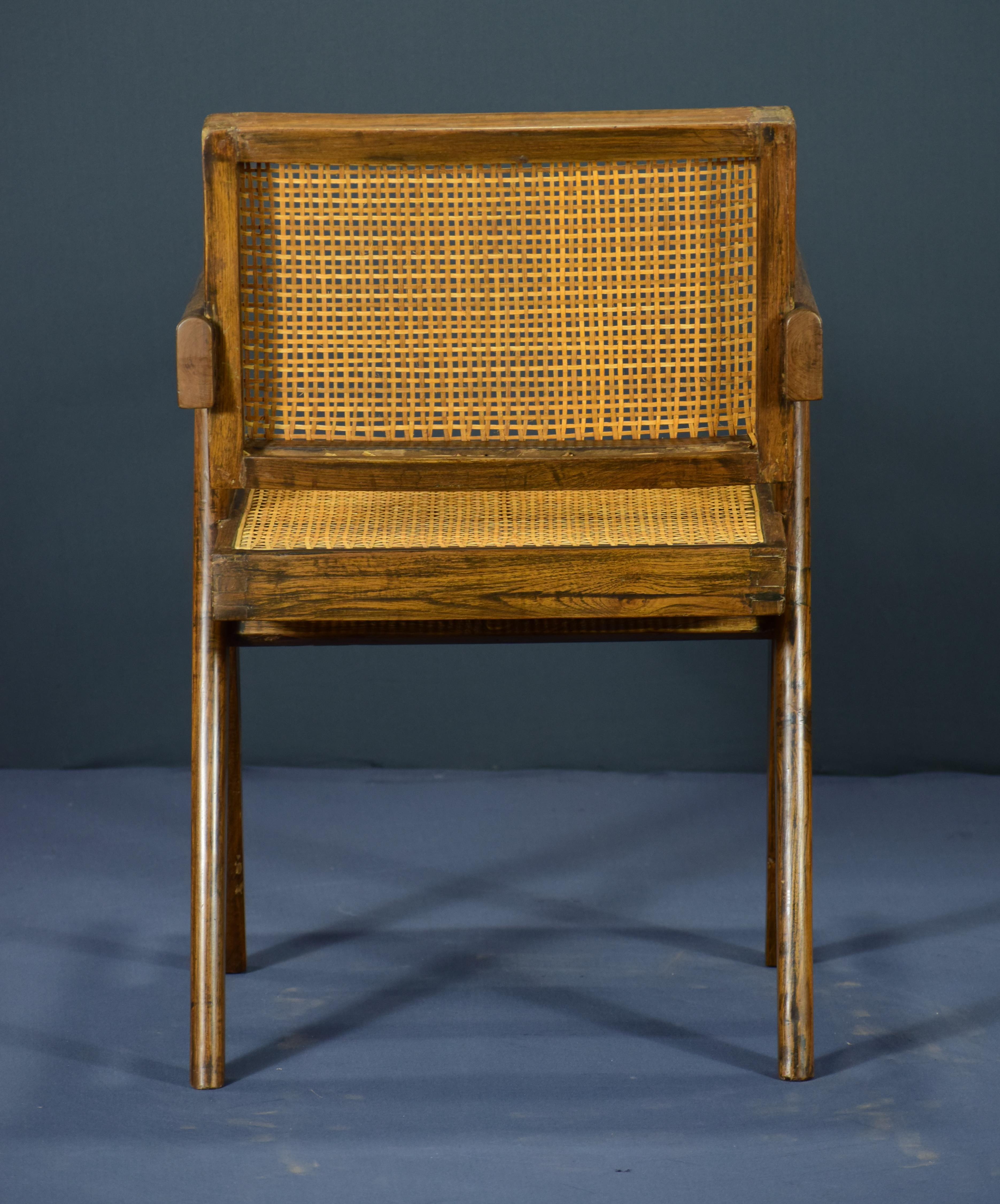 Pierre Jeanneret Set of 4 Chairs PJ-SI-28-A / Authentic Mid-Century ...