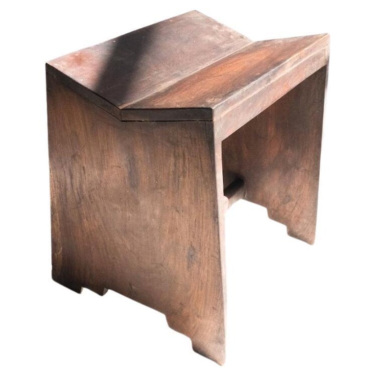 Pierre Jeanneret Sewing Stool For Sale at 1stDibs