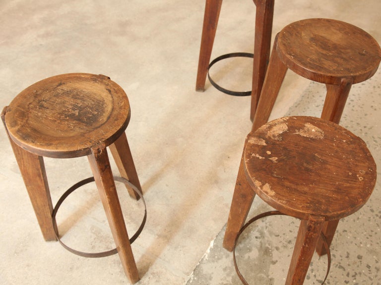 Pierre Jeanneret, Stools from Punjab University, circa 1965 at 1stDibs