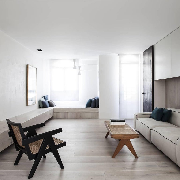 Pierre Jeanneret's Bench, Hand-Sculpted Contemporary Re-Edition at 1stDibs