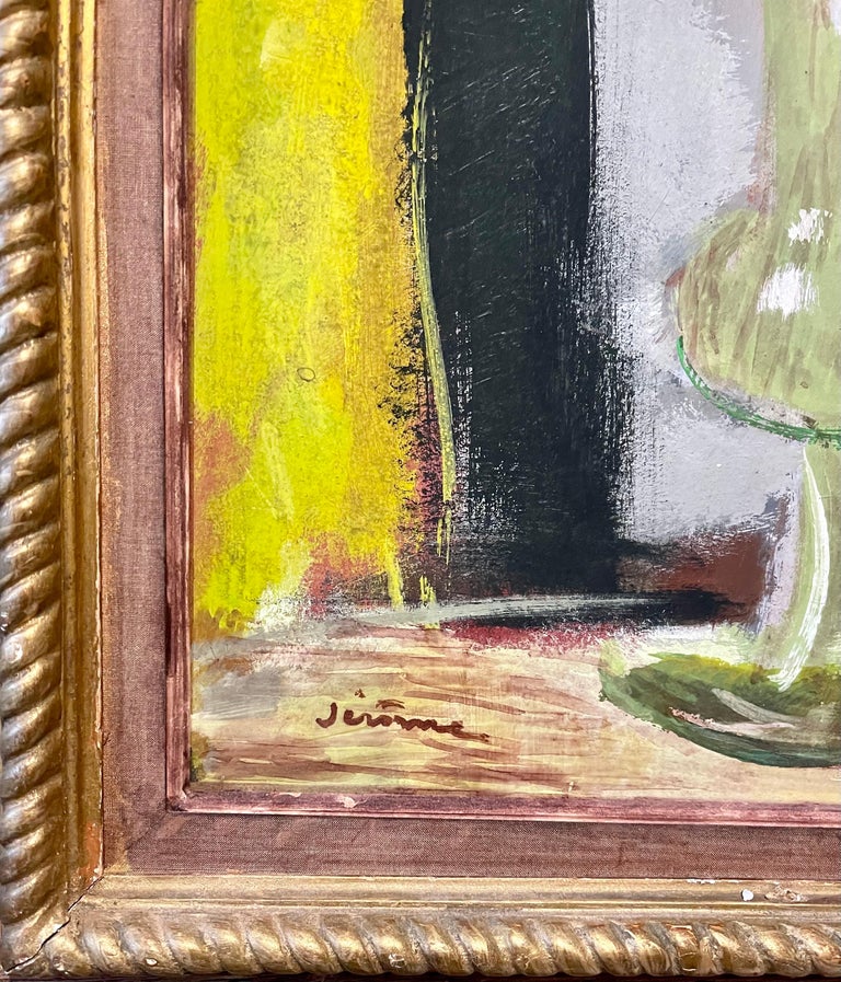 Pierre Jerome - Vibrant Floral Oil Painting Vase of Spring Flowers ...