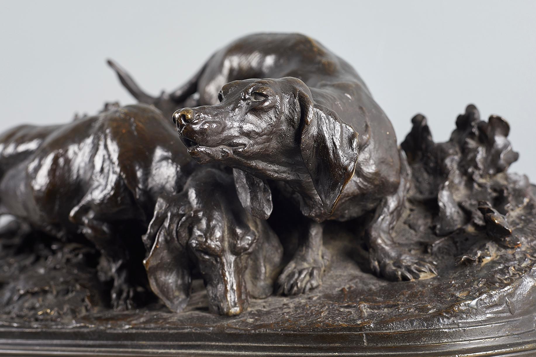 Pierre-Jules Mene Bronze Group at 1stDibs