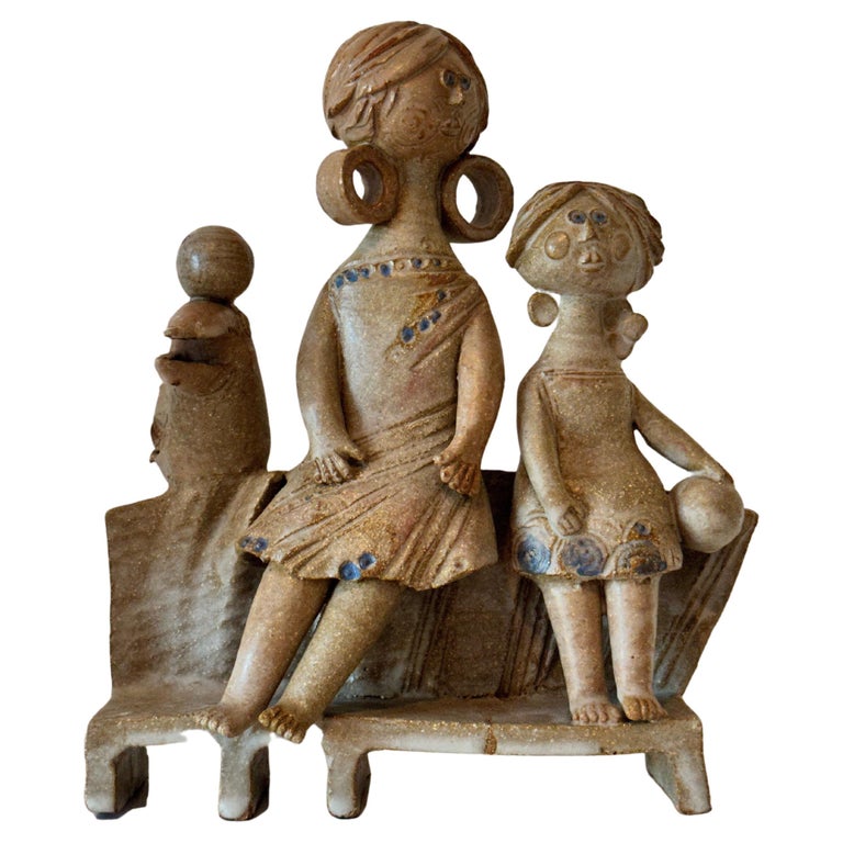 Pierre Koppe " 1931 - 2016 " Poetic Ceramic, Unique Work, circa 1979 ...