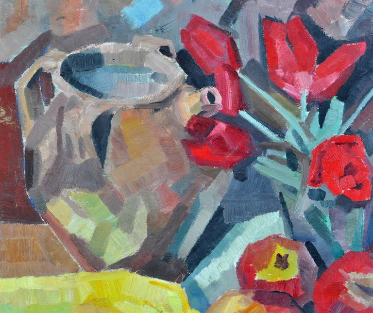 Pierre Lacroux - Still Life with Tulips - Mid 20th Century French ...