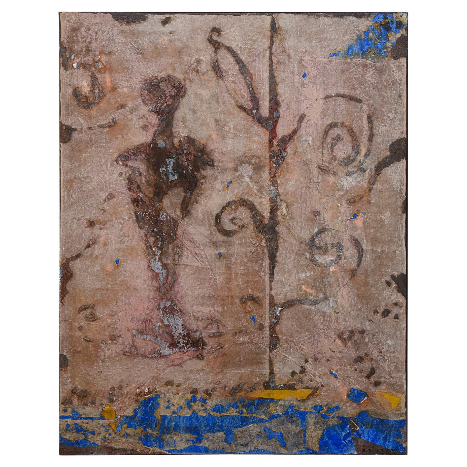 Barbara Coleman Original Mixed Media Titled "Metro City Blocks," 1982 ...