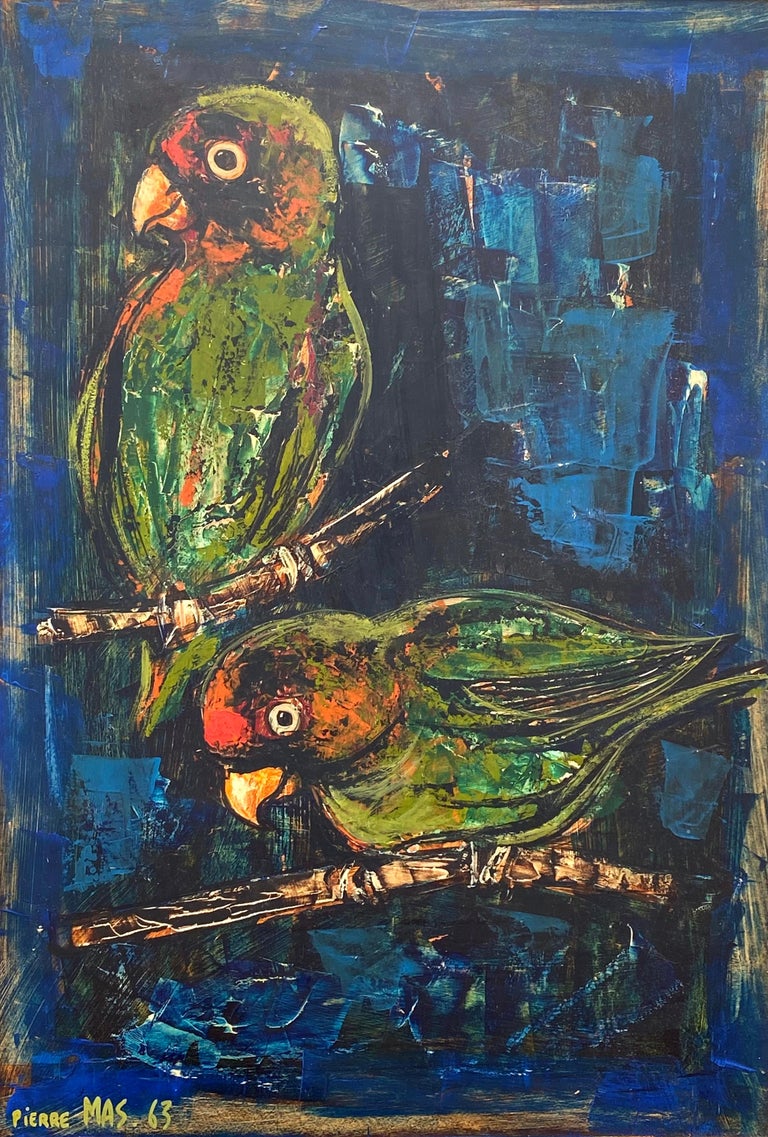 Pierre Mas - “Parrots” For Sale at 1stDibs