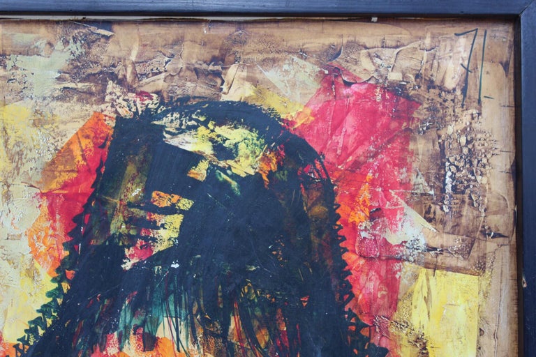 Pierre Mas Gouache Original Painting, 1971 For Sale at 1stDibs