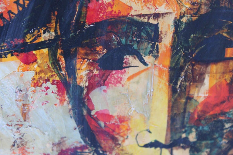 Pierre Mas Gouache Original Painting, 1971 For Sale at 1stDibs