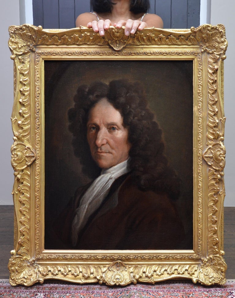 (circle of) Pierre Mignard - John Locke - 17th Century French Portrait ...