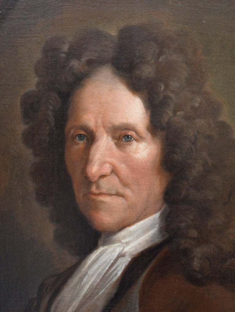 (circle of) Pierre Mignard - John Locke - 17th Century French Portrait ...