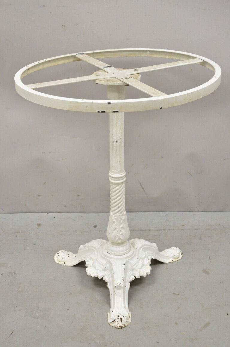 Pierre Ouvrier and E Ringuet Paris French Cast Iron Bistro Pedestal ...
