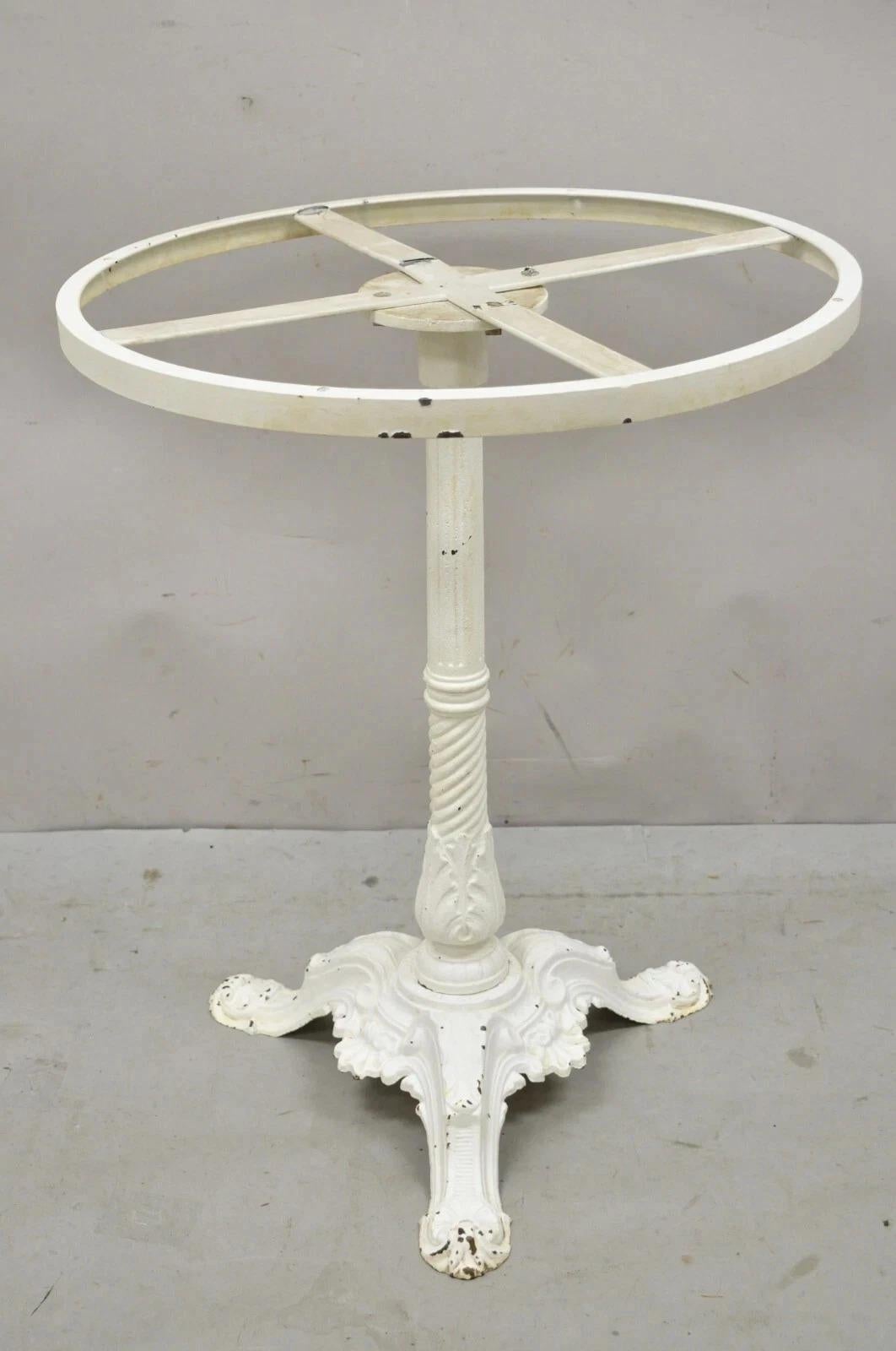 Pierre Ouvrier and E Ringuet Paris French Cast Iron Bistro Pedestal ...