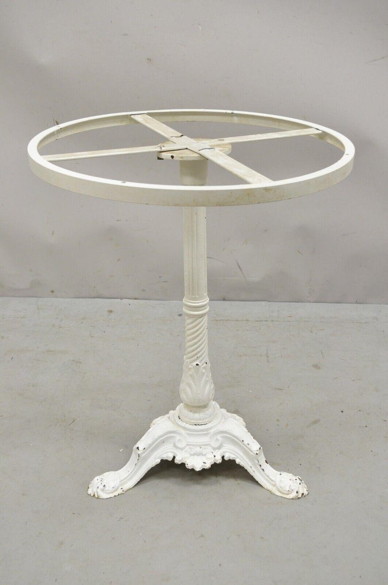 Pierre Ouvrier and E Ringuet Paris French Cast Iron Bistro Pedestal ...