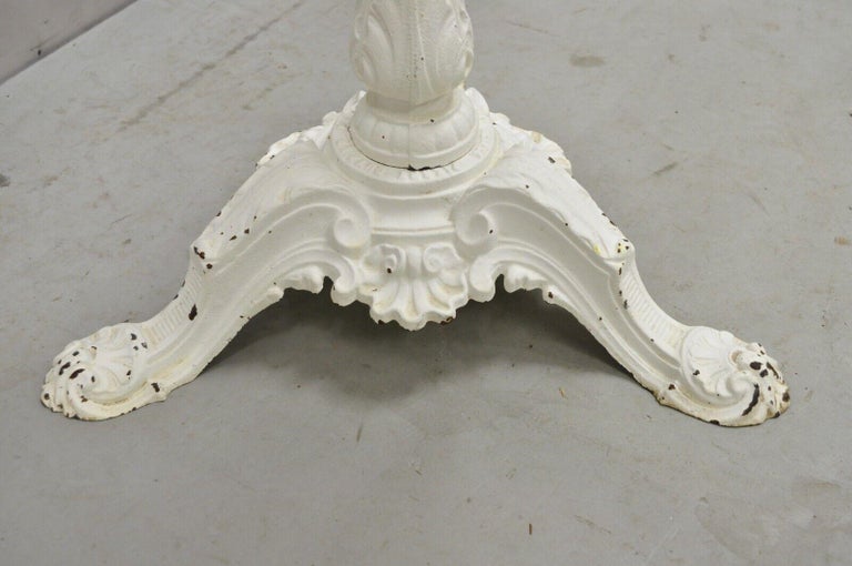 Pierre Ouvrier and E Ringuet Paris French Cast Iron Bistro Pedestal ...