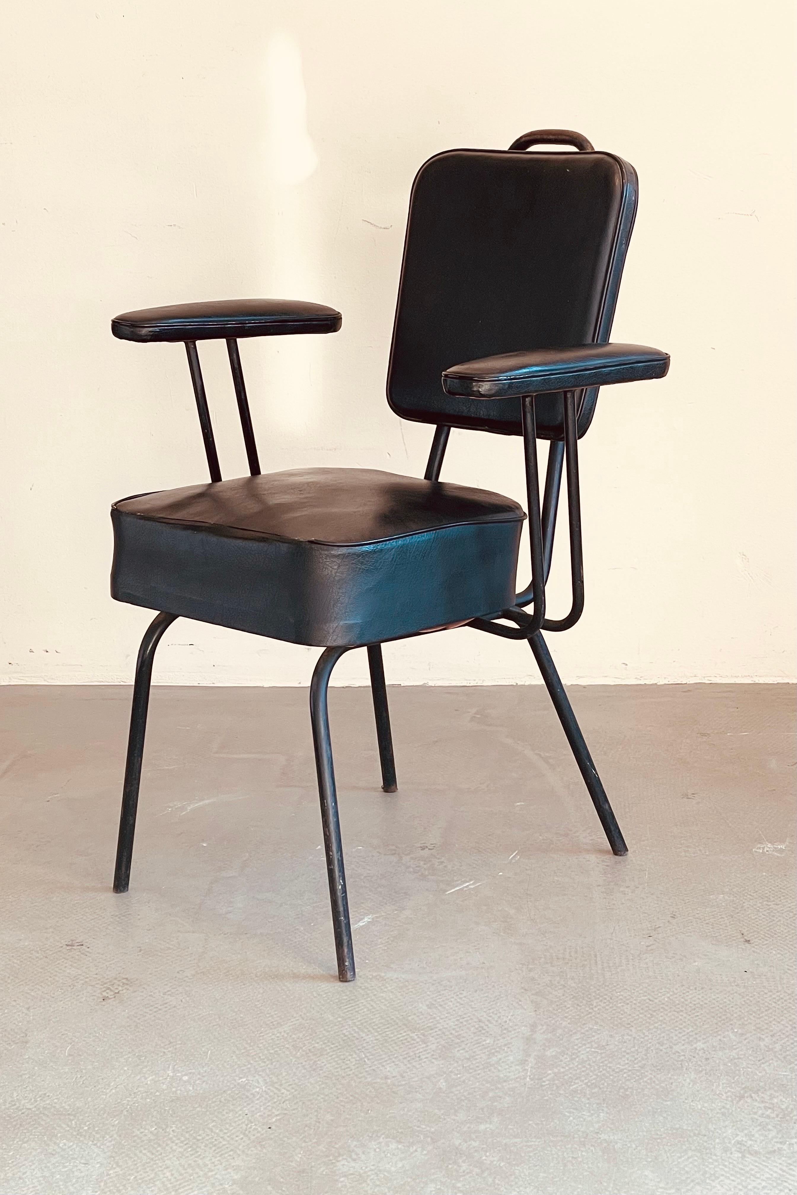 Pierre Paulin for Thonet Industrial Architectural Tubular Desk or ...