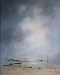 Retro Bird Feather Art - 70 For Sale on 1stDibs