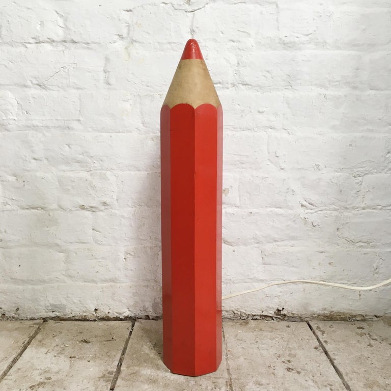 Pierre Sala Pencil Lamp, Vilac, 1980s at 1stDibs