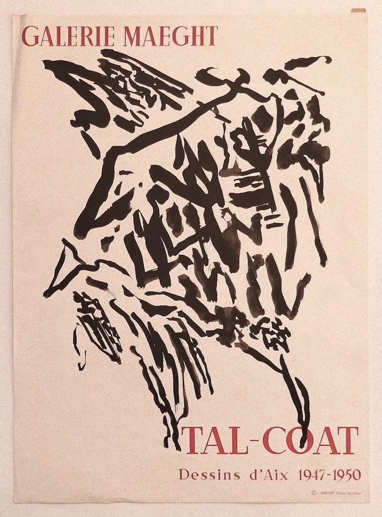 Tal-Coat Exhibition Poster - Original Offset Print - 1960 ca. For Sale ...