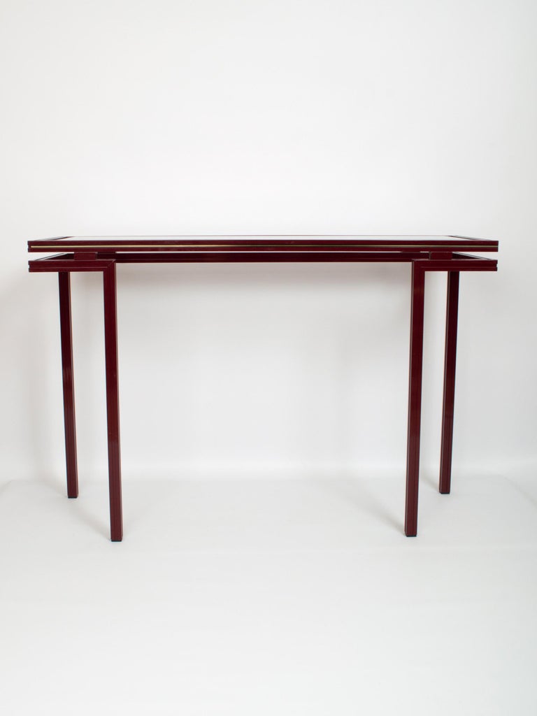 Pierre Vandel Paris Console Table, France, circa 1970 at 1stDibs