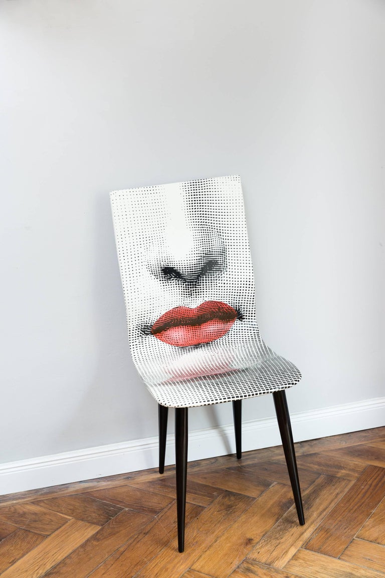 Pierro Fornasetti Bocca Chair, Italy Milano, 2006 For Sale at 1stDibs