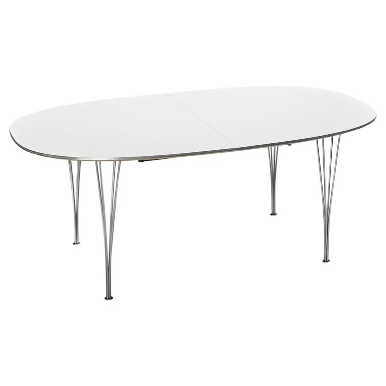 Piet Hein and Bruno Mathsson for Fritz Hansen Round Table For Sale at ...