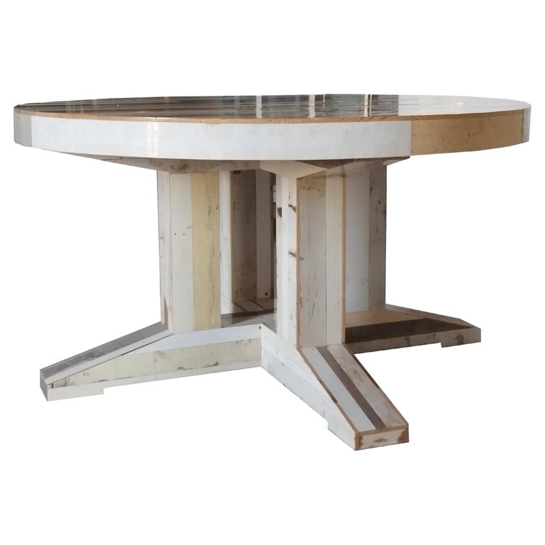 Piet Hein Eek Scrapwood Canteen Table Mod.2630f, Netherlands, 2000 For ...