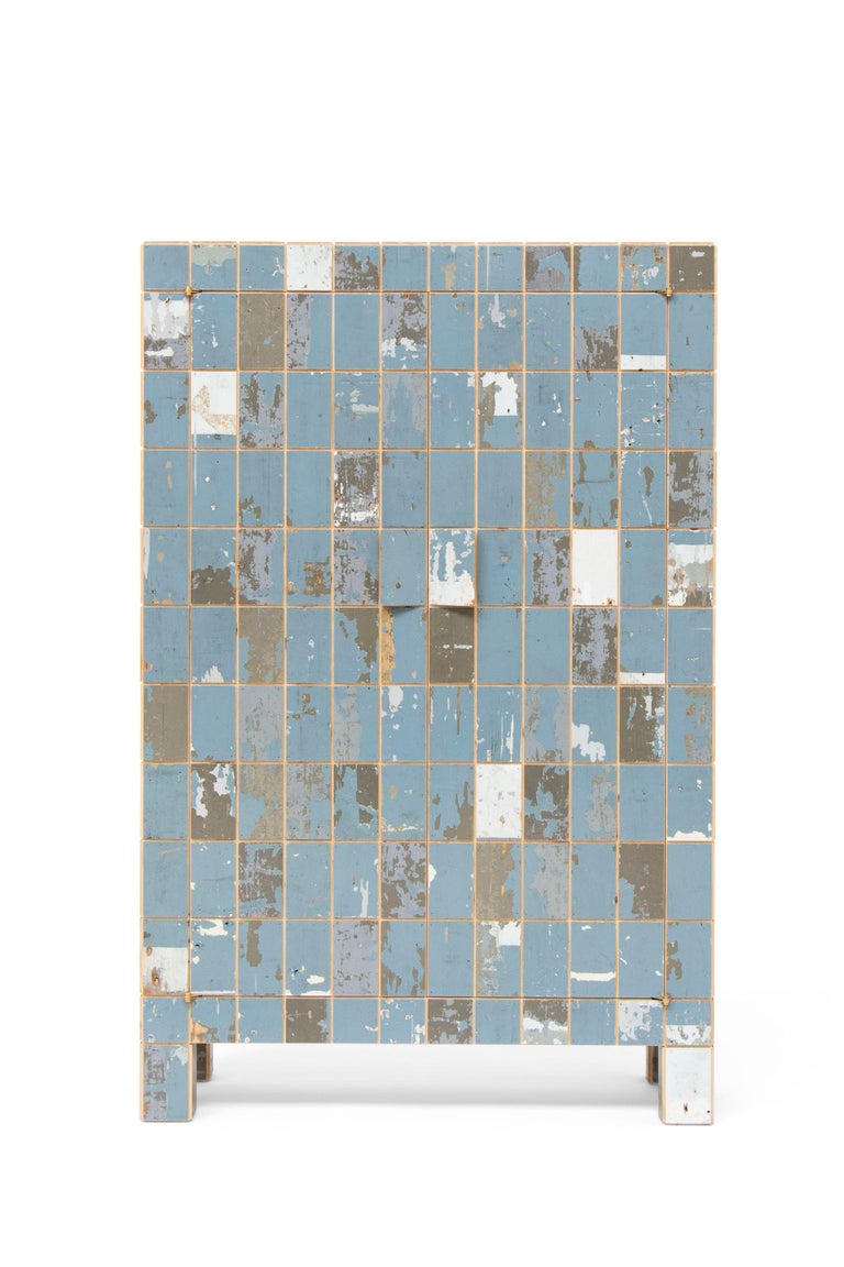 Piet Hein Eek Tile Cabinet No. 24 For Sale at 1stDibs