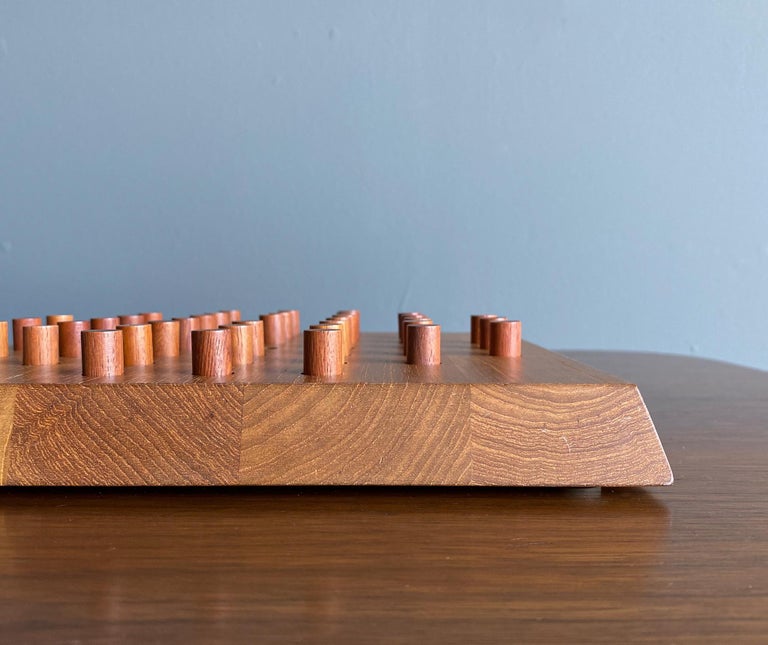 Piet Hein for Skjode, Denmark Teak Solitaire Board Game, 1960's For ...