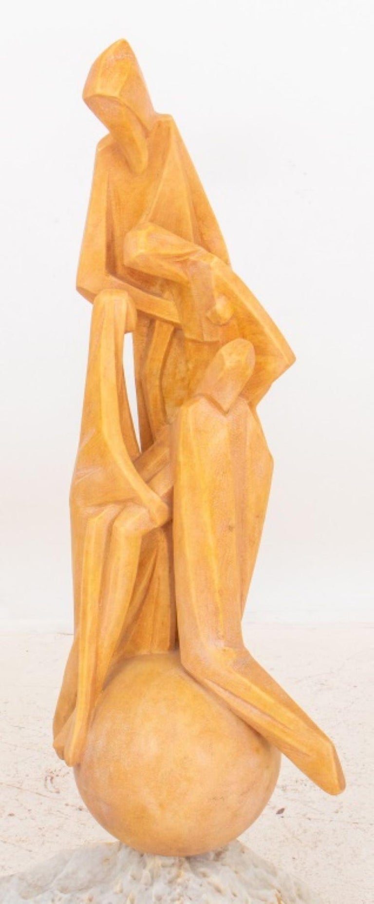 Pieta Carita Fraternita Marble Sculpture For Sale at 1stDibs