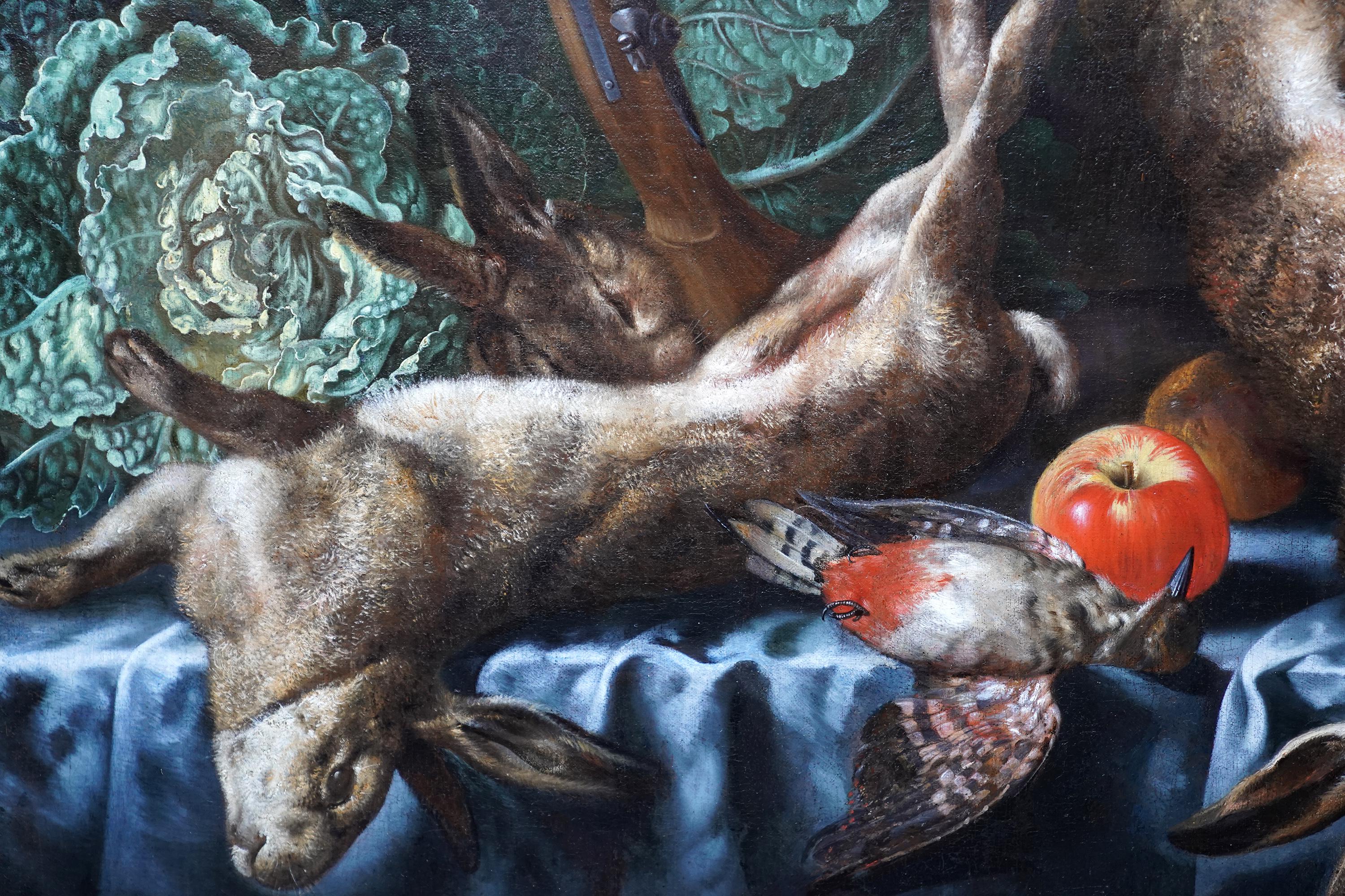 Pieter Boel - Still Life with Game, Fruit and Veg - Flemish 17thC Old ...