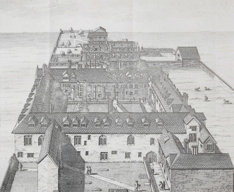 Pieter Van Der Aa - Corpus Christi College, Oxford engraving by Pieter van der Aa after David ...