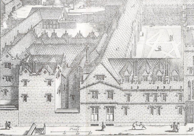 Pieter Van Der Aa - St John's College, Oxford engraving by Pieter van der Aa after David Loggan ...