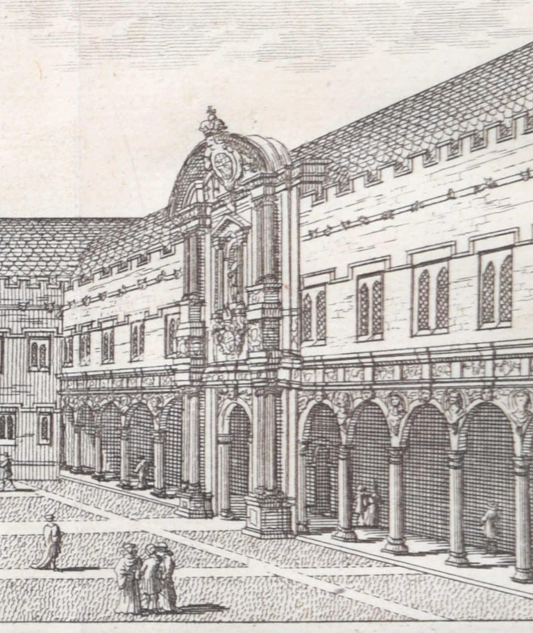 Pieter Van Der Aa - St John's College, Oxford engraving by Pieter van der Aa after David Loggan ...