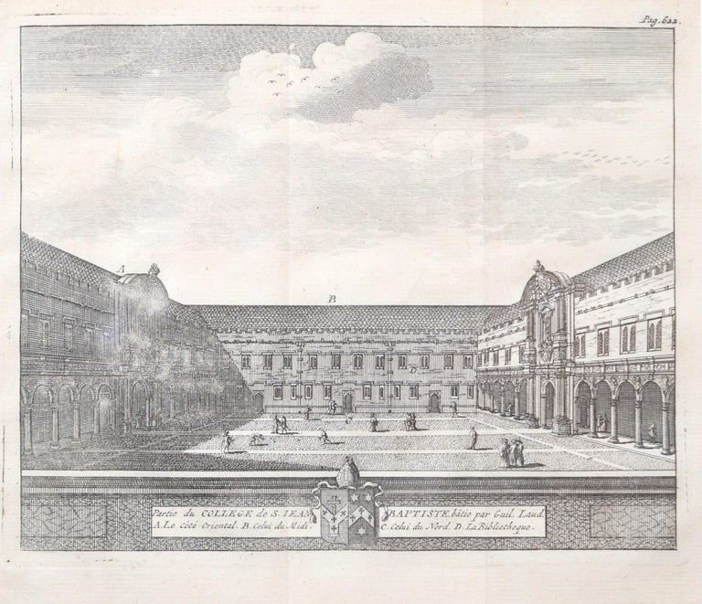 Pieter Van Der Aa - St John's College, Oxford engraving by Pieter van der Aa after David Loggan ...