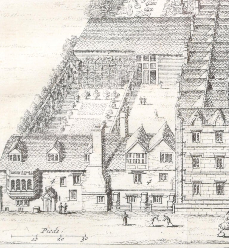 Pieter Van Der Aa - University College, Oxford engraving by Pieter van ...