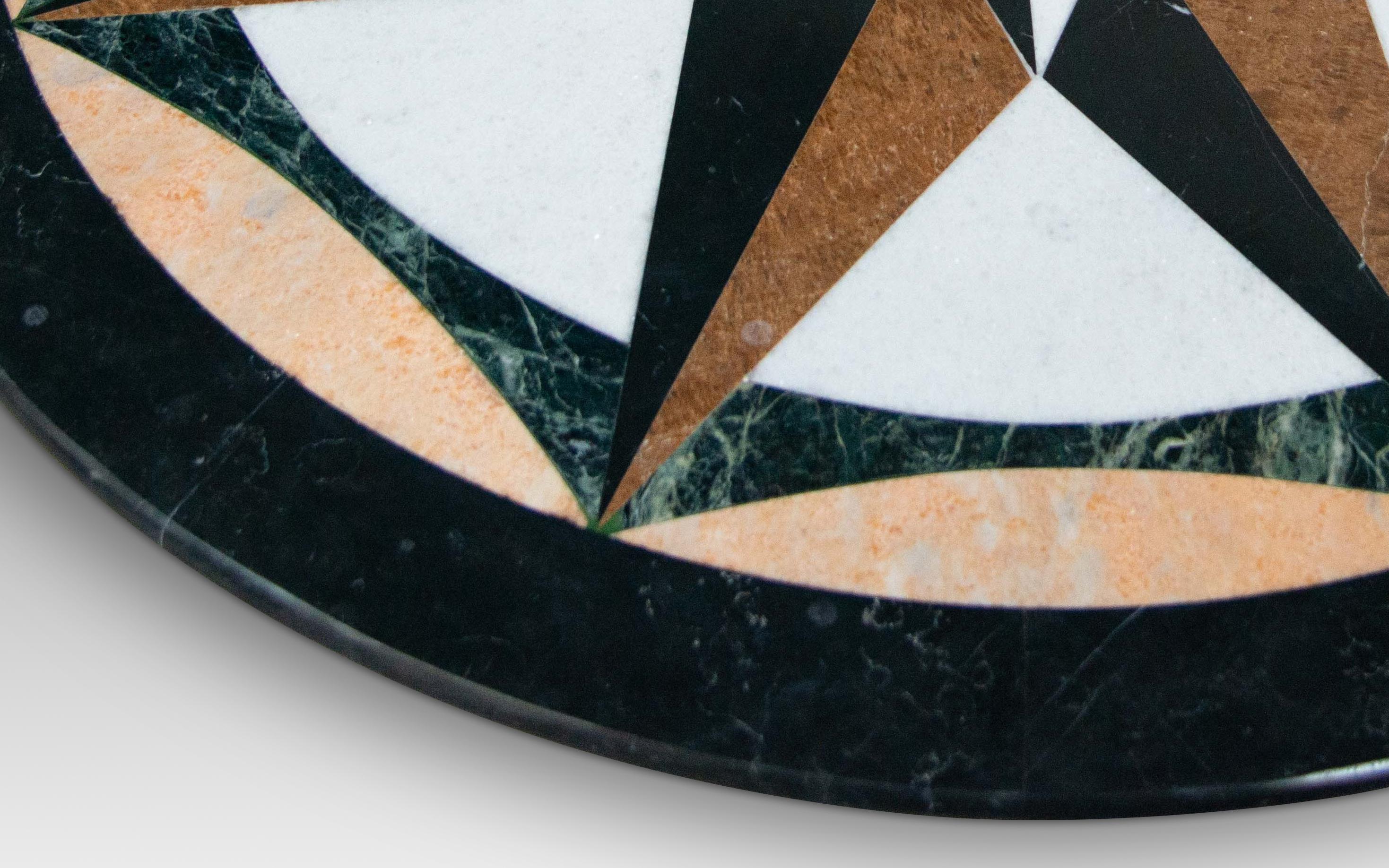"Pietra Dura" Tabletop, Marble and Hardstones", circa Late 20th Century ...