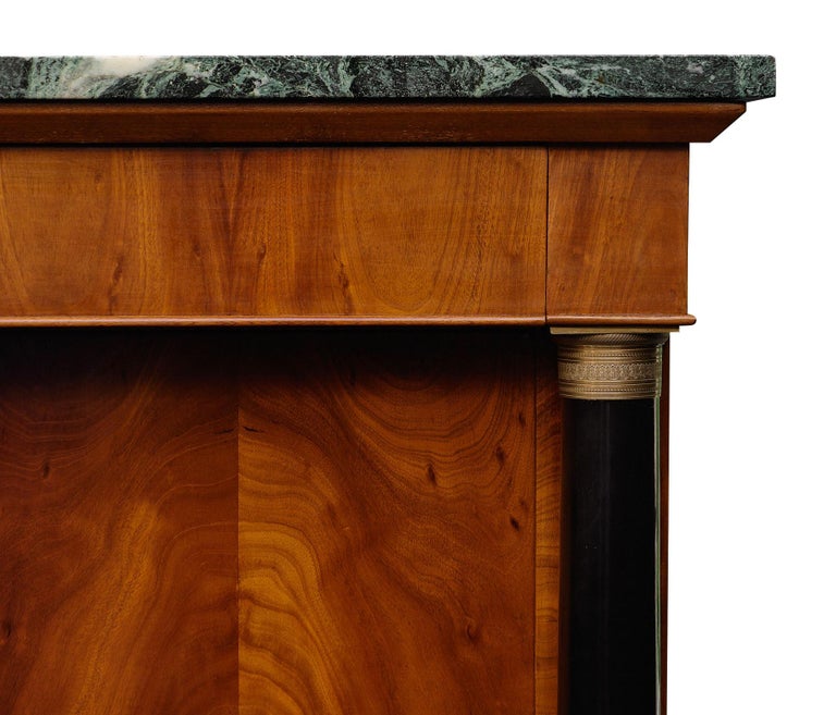 Pietra Verde Marble Topped Empire Style Buffet at 1stDibs