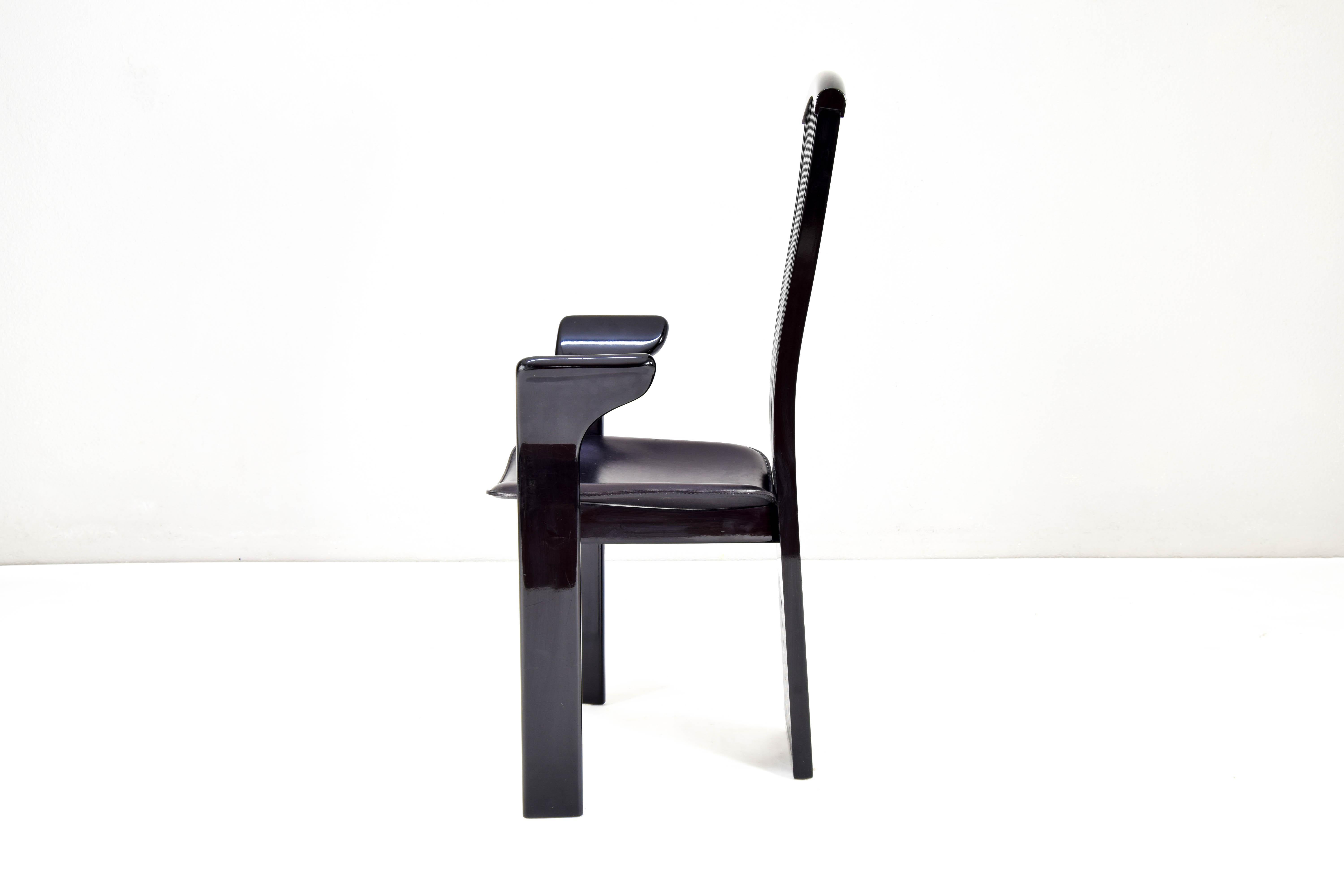 Pietro Constantini Midcentury Italian Modern Dining Chairs and ...